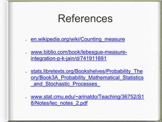 Counting Measure | PPTX