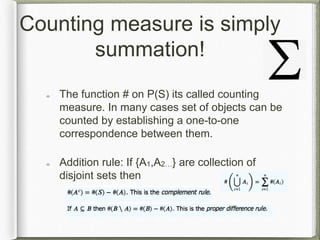 Counting Measure | PPTX