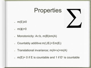 Counting Measure | PPTX