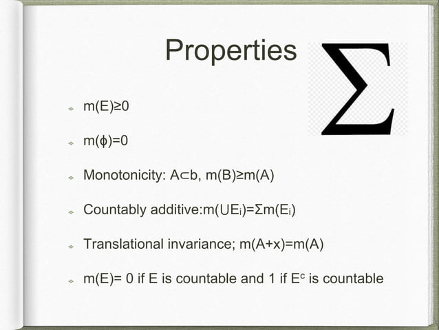 Counting Measure | PPT