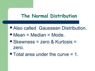 Stat 4 the normal distribution & steps of testing hypothesis | PPT ...