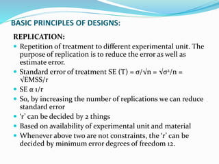 basic terminology in design of eperiments | PPTX | Physics | Science