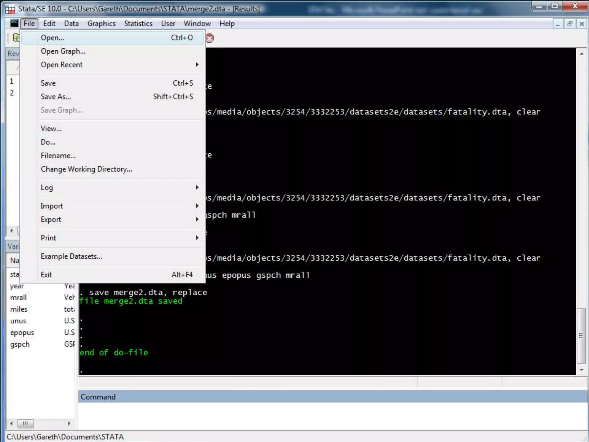 Stata Introduction Ppt