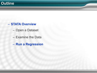 STATA - Introduction | PPTX