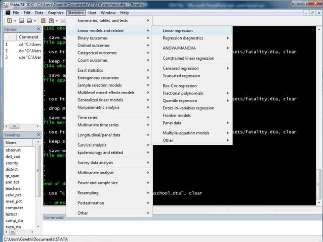 STATA - Introduction | PPTX | Technology & Computing