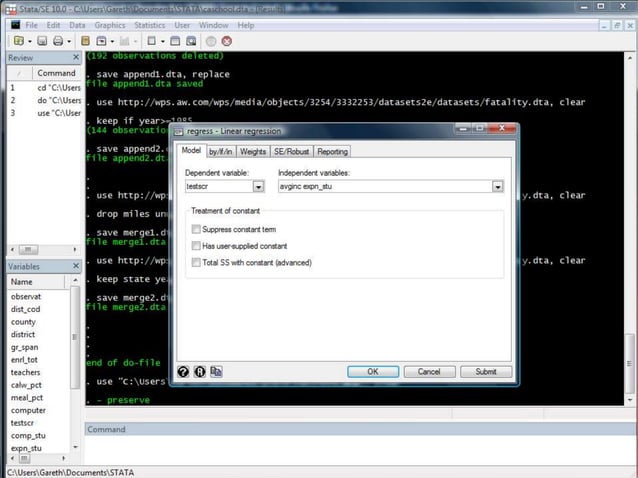 Stata Introduction Ppt