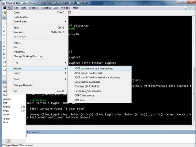 Stata Summary Statistics Pptx Technology And Computing