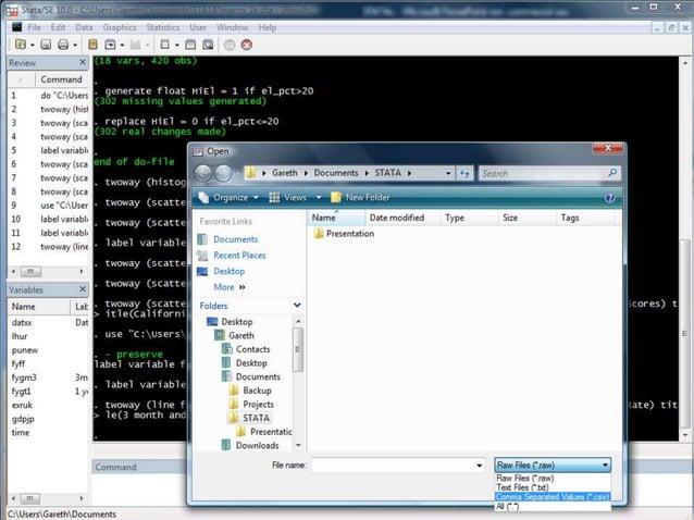 Stata Summary Statistics Pptx Technology And Computing