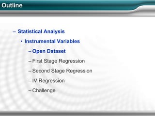 STATA - Instrumental Variables | PPTX