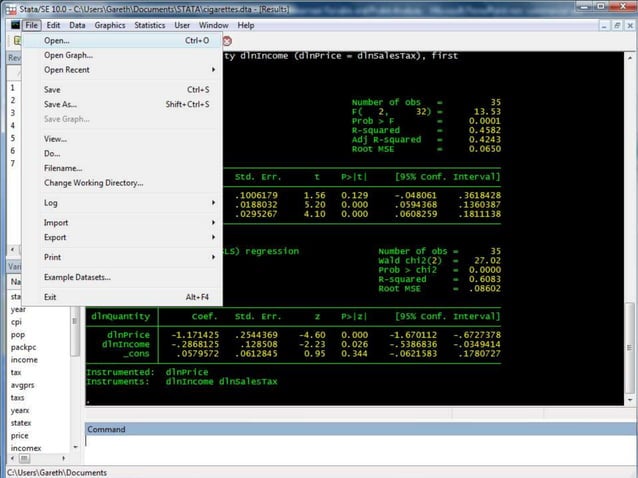 STATA - Probit Analysis | PPTX
