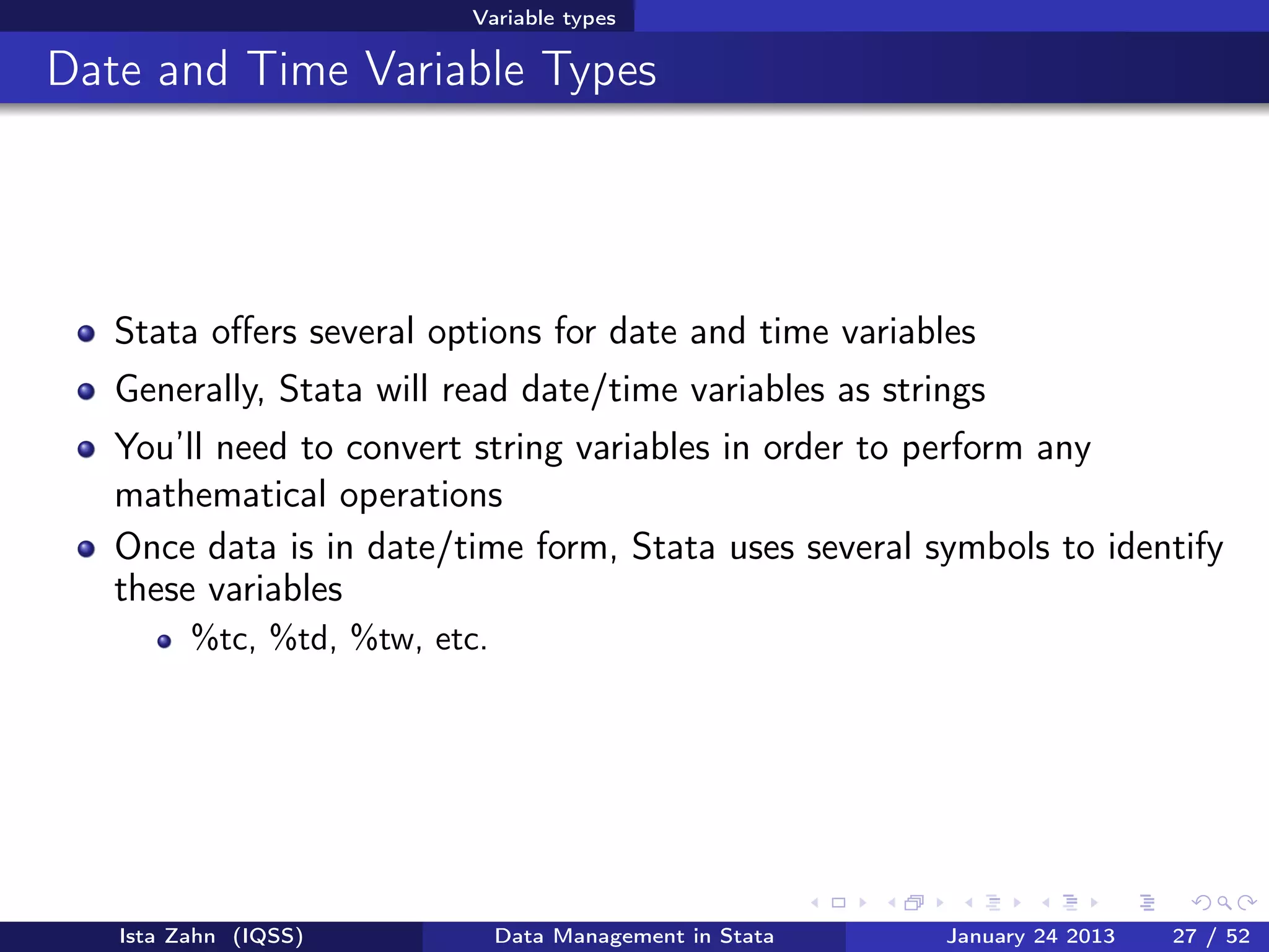 Data management in Stata | PDF