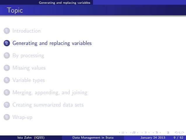 Data management in Stata | PDF