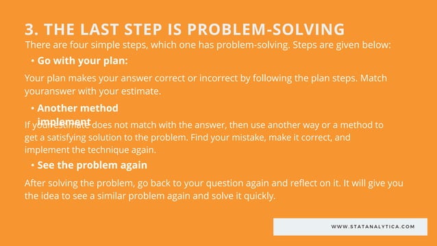 Top 3 Tips on How to Solve Math Problems | PPT