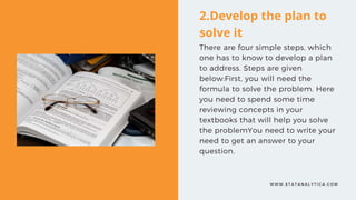 Top 3 Tips on How to Solve Math Problems | PPT