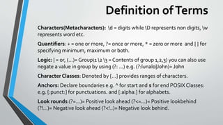 Regular Expressions in Stata | PPTX