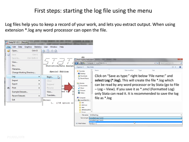 Stata Tutorial Pdf Operating Systems Computer Software And