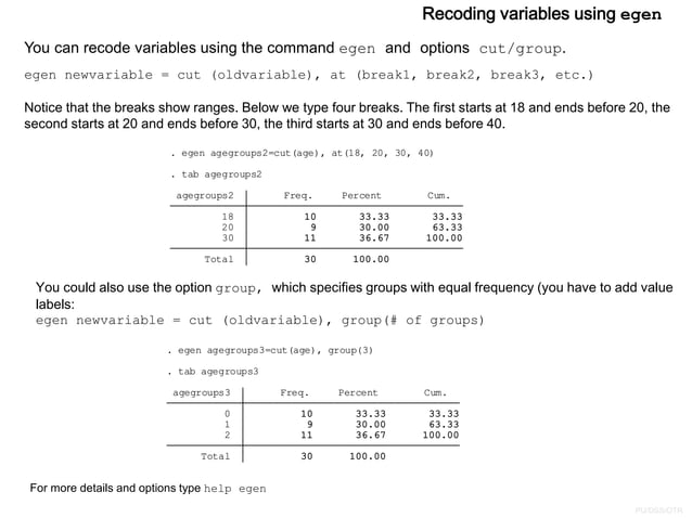 Stata Tutorial Pdf Operating Systems Computer Software And