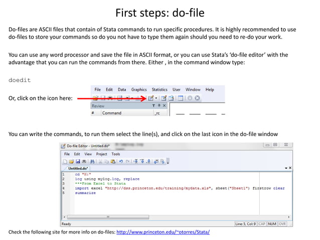 Stata Tutorial Pdf Operating Systems Computer Software And Applications