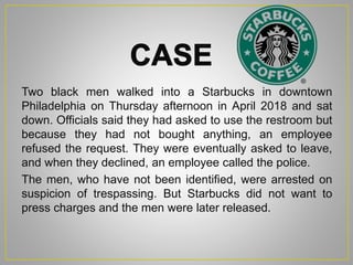 Crisis management: Starbuck´s case | PPTX