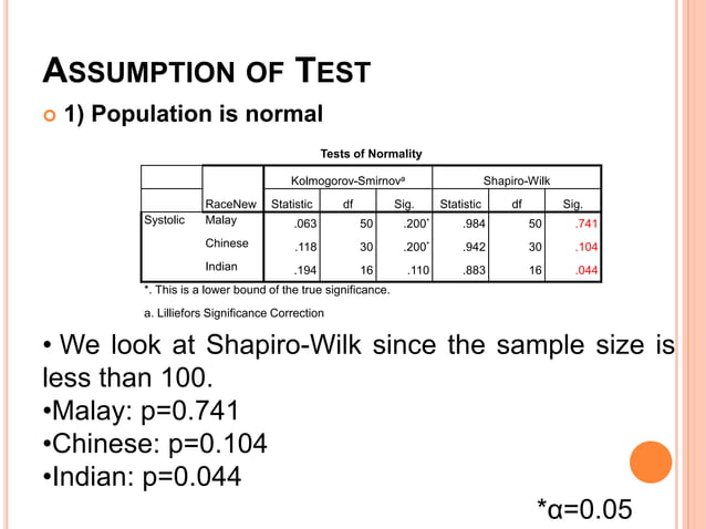 Case study using one way ANOVA | PPT