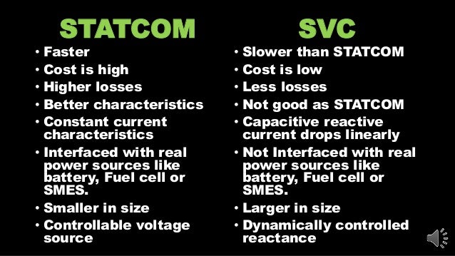 Eee Statcom Vs Svc