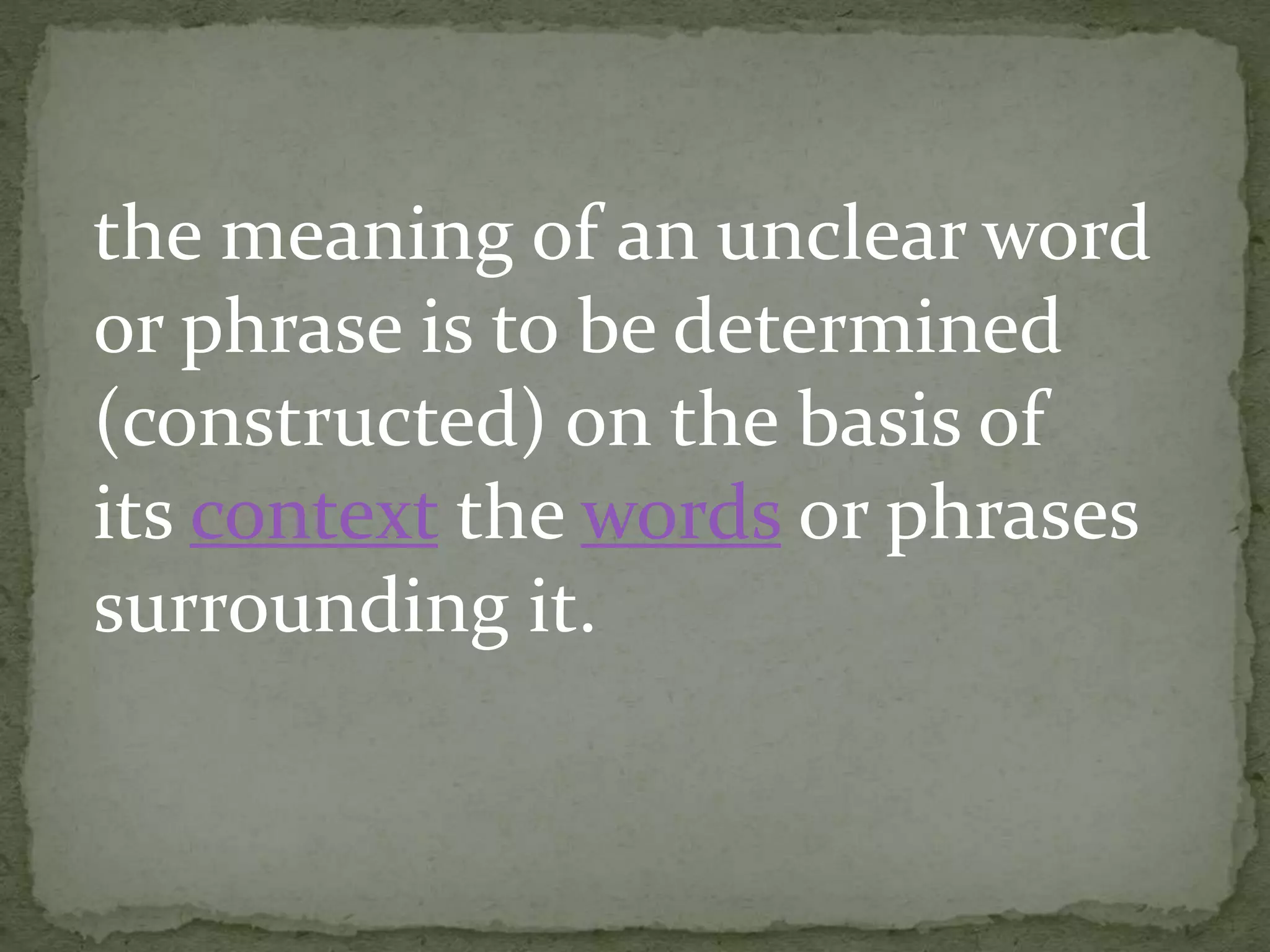 Stat Con: Expressio Unius Est Exclusio Alterius(Express Mention and ...