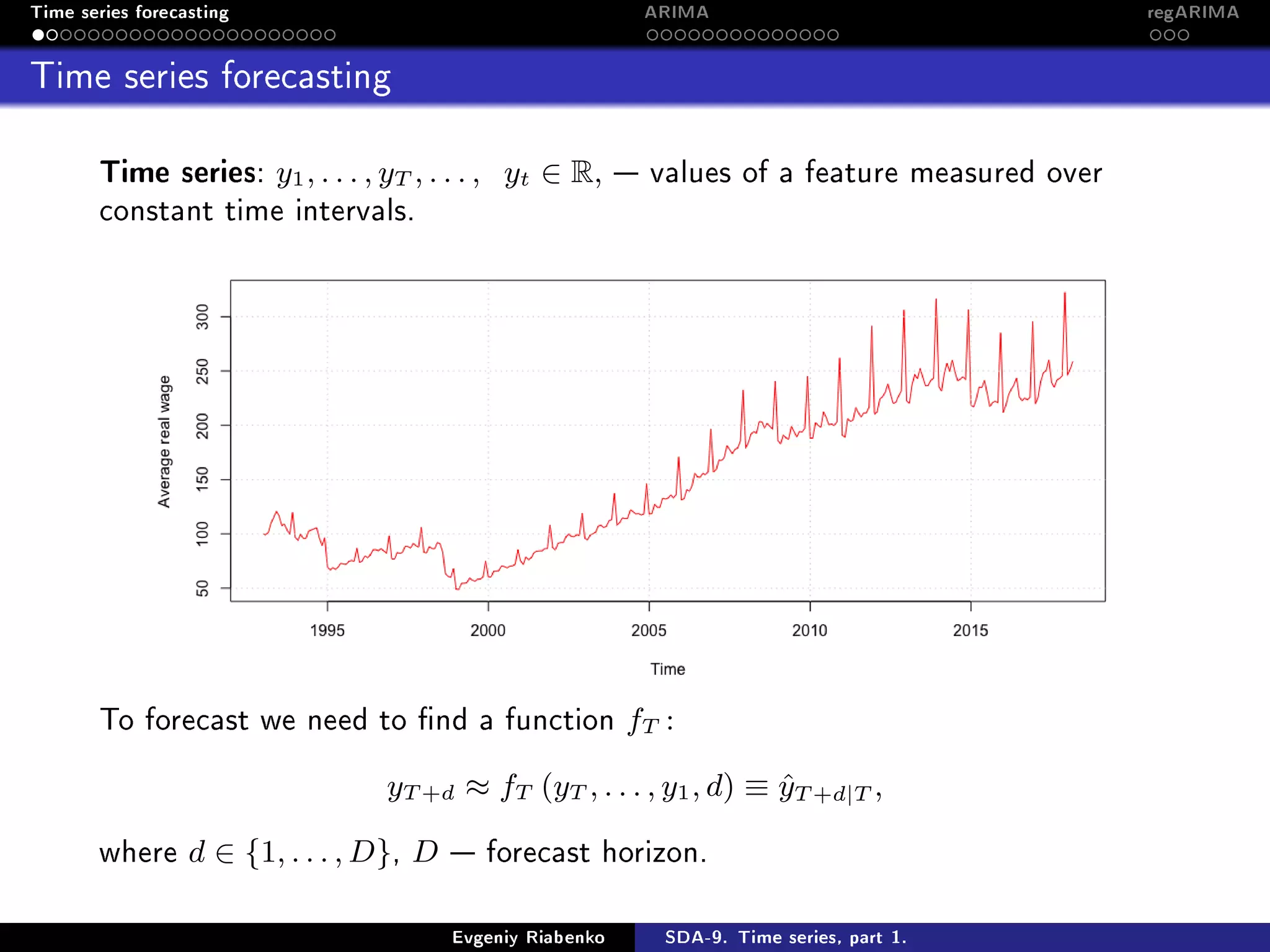 Time series forecasting with ARIMA | PDF