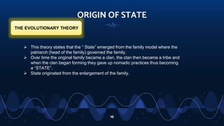STATE- Elements and Origin. | PPTX