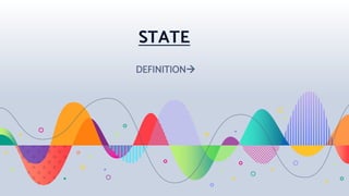 STATE- Elements and Origin. | PPTX