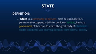 STATE- Elements and Origin. | PPTX