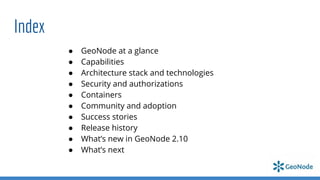 State of GeoNode 2019 | PPT