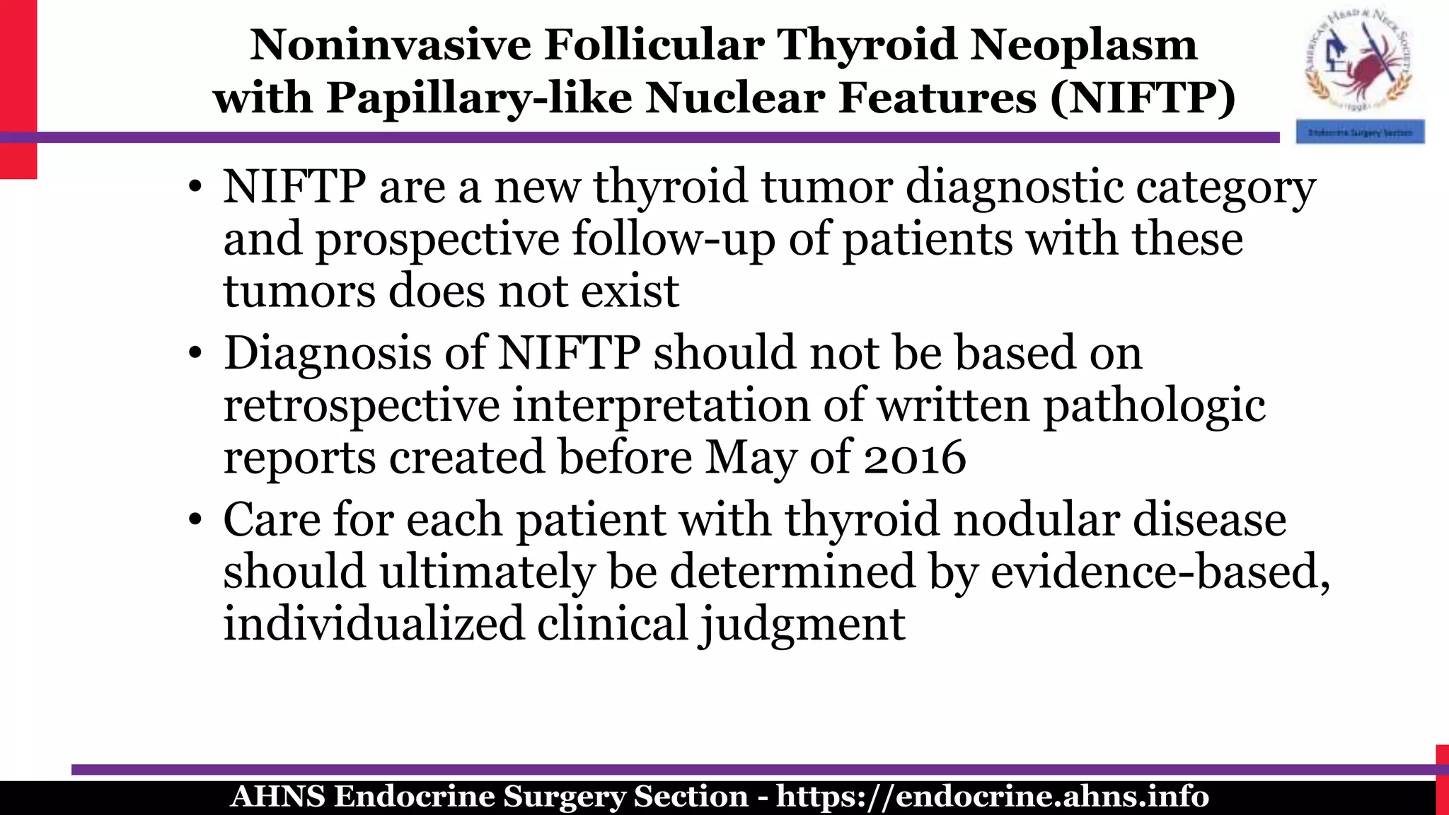 State-of-the-art Thyroid Surgical Recommendations in the Era of ...