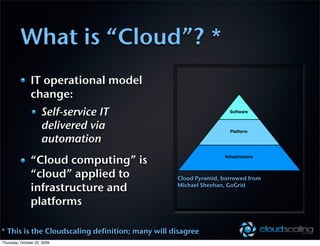 State Of The Cloud - Lightning Talk | PPT