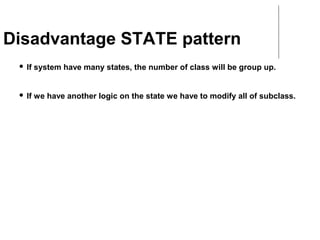 State pattern | PPT | Computing | Technology & Computing