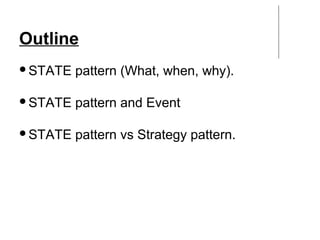 State pattern | PPT | Computing | Technology & Computing