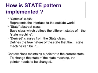 State pattern | PPT | Computing | Technology & Computing