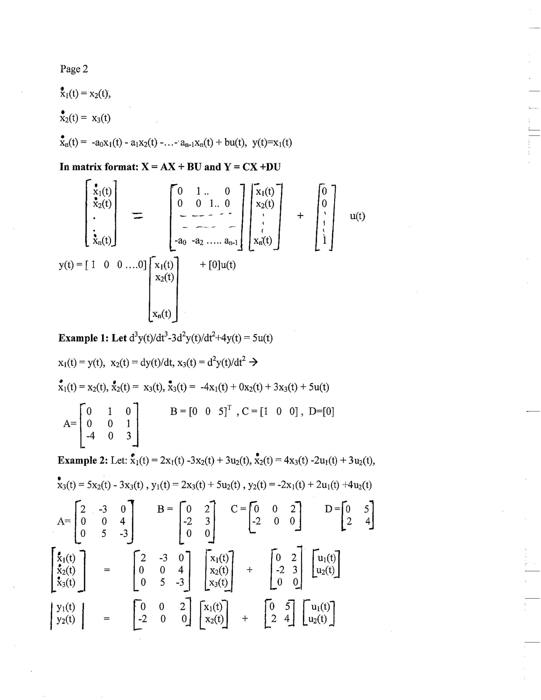 State Space Modeling Brief Introduction Notes Pdf