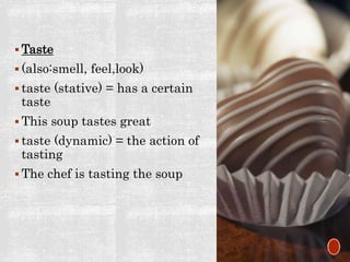 state-verbs-vs-action-verbs presentation | PPTX