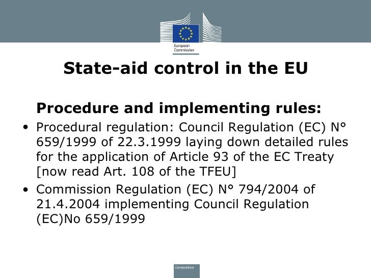 State Aid Rules - EU Commission