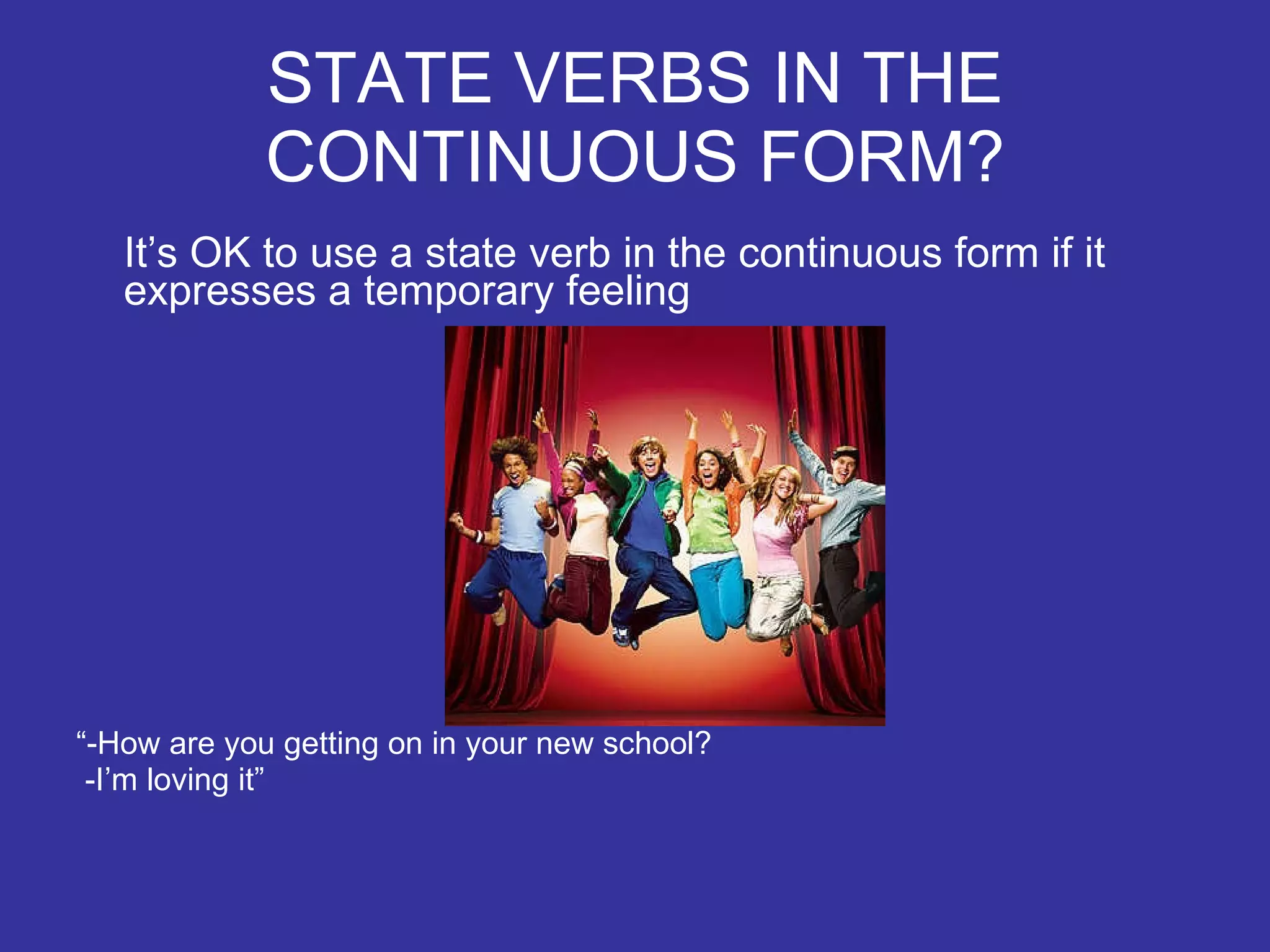 State And Action Verbs | PPT