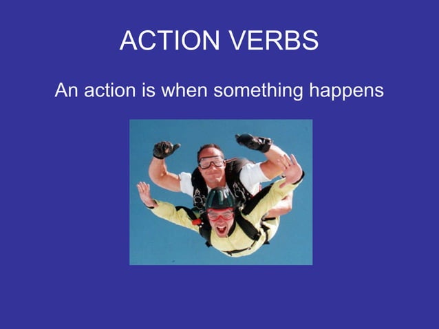 State And Action Verbs | PPT