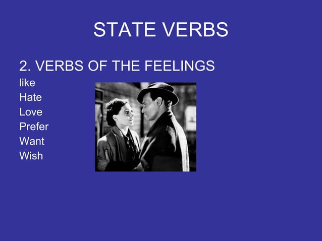 State And Action Verbs | PPT