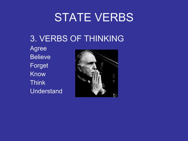 State And Action Verbs | PPT