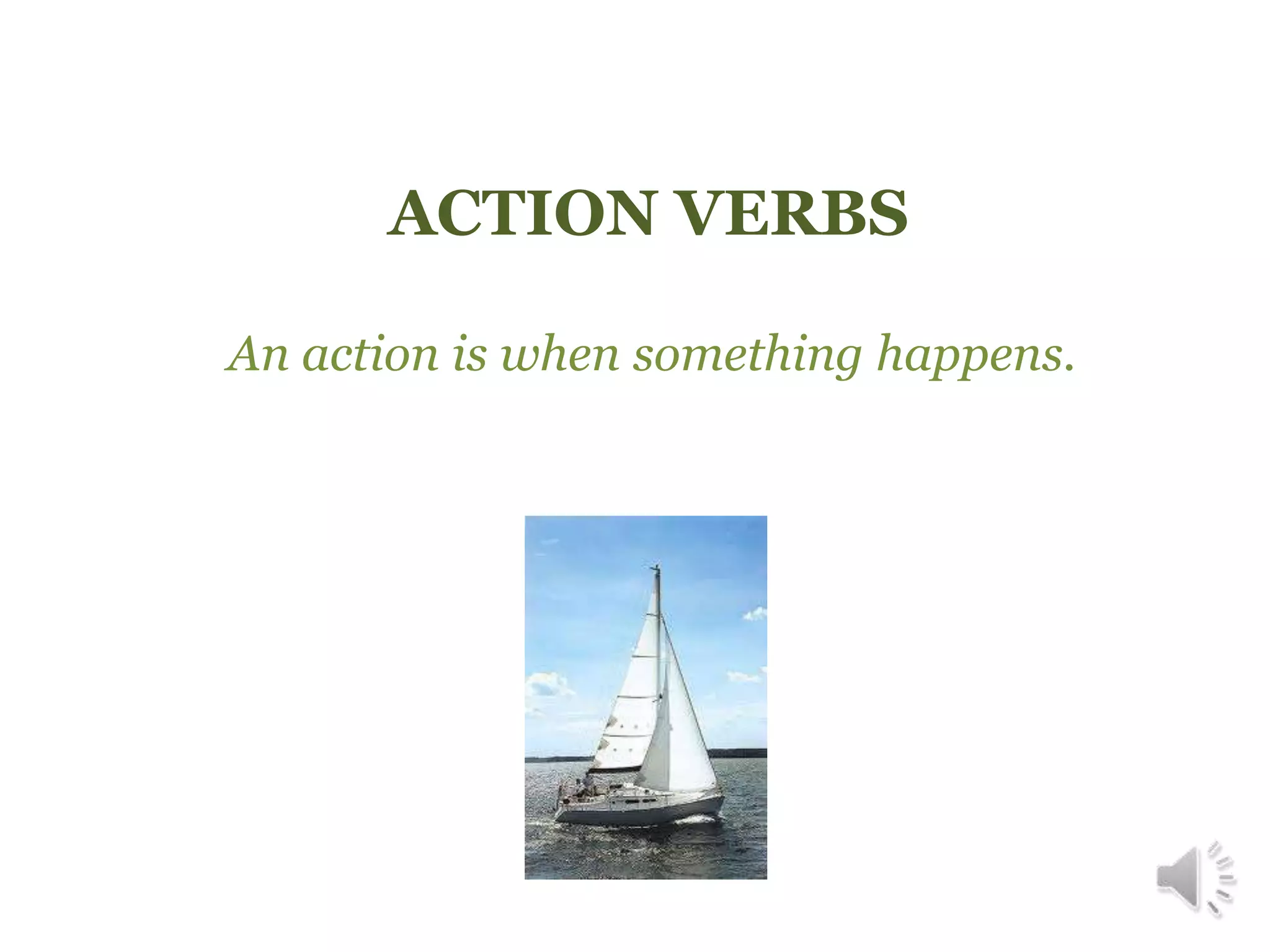 State and action verbs. | PPTX