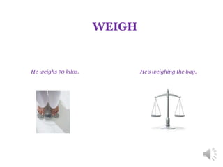 State and action verbs. | PPTX