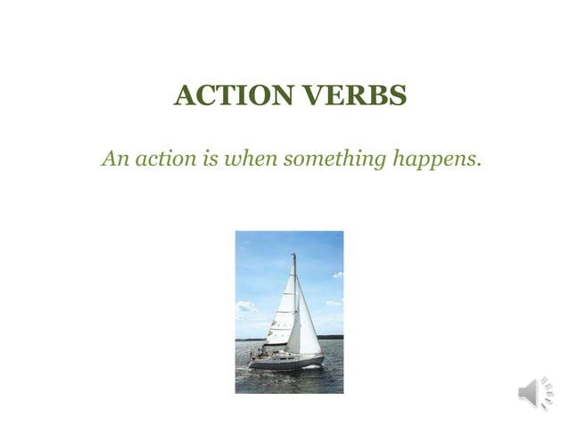 State and action verbs. | PPT