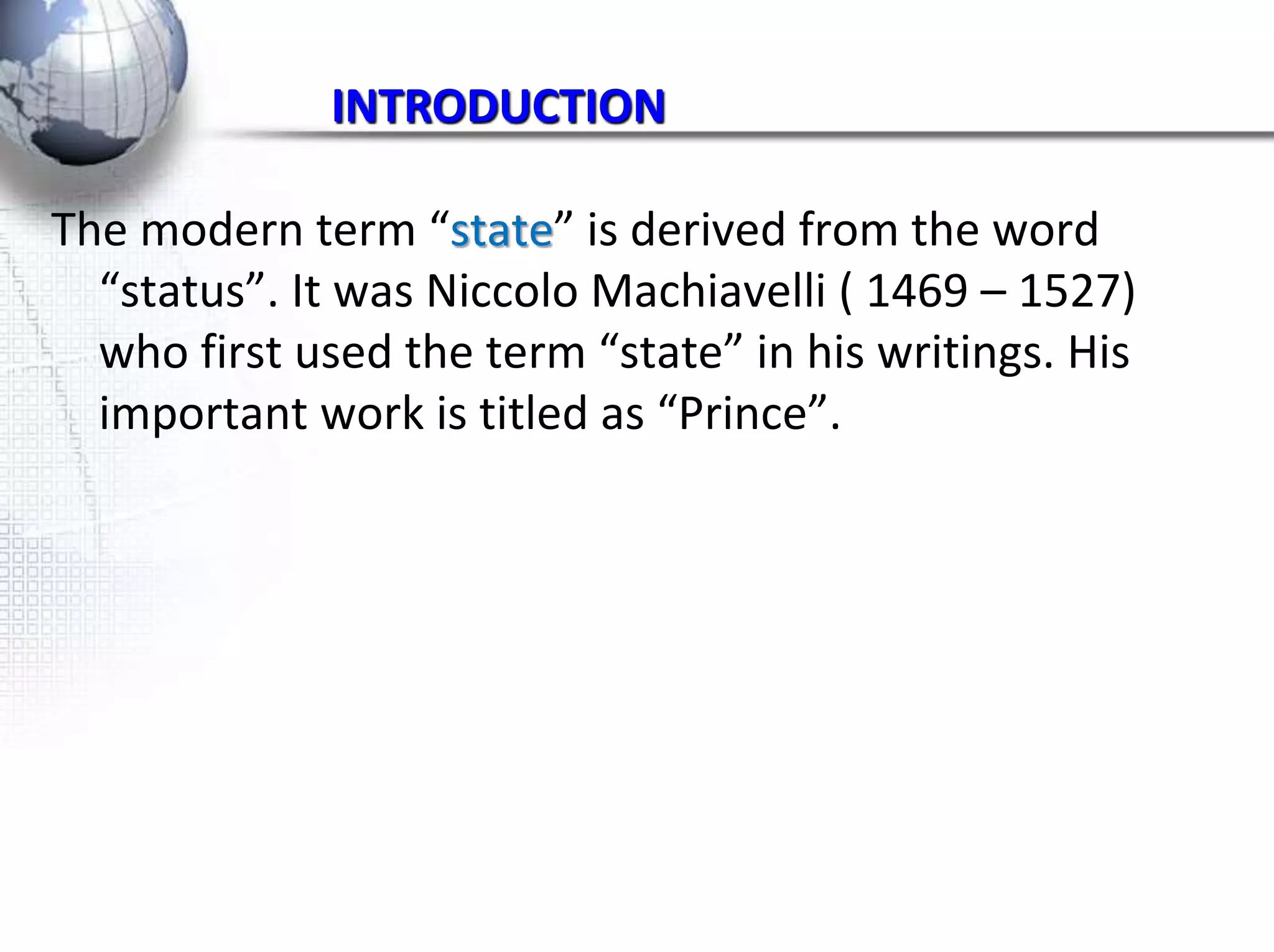 State and its elements | PPT