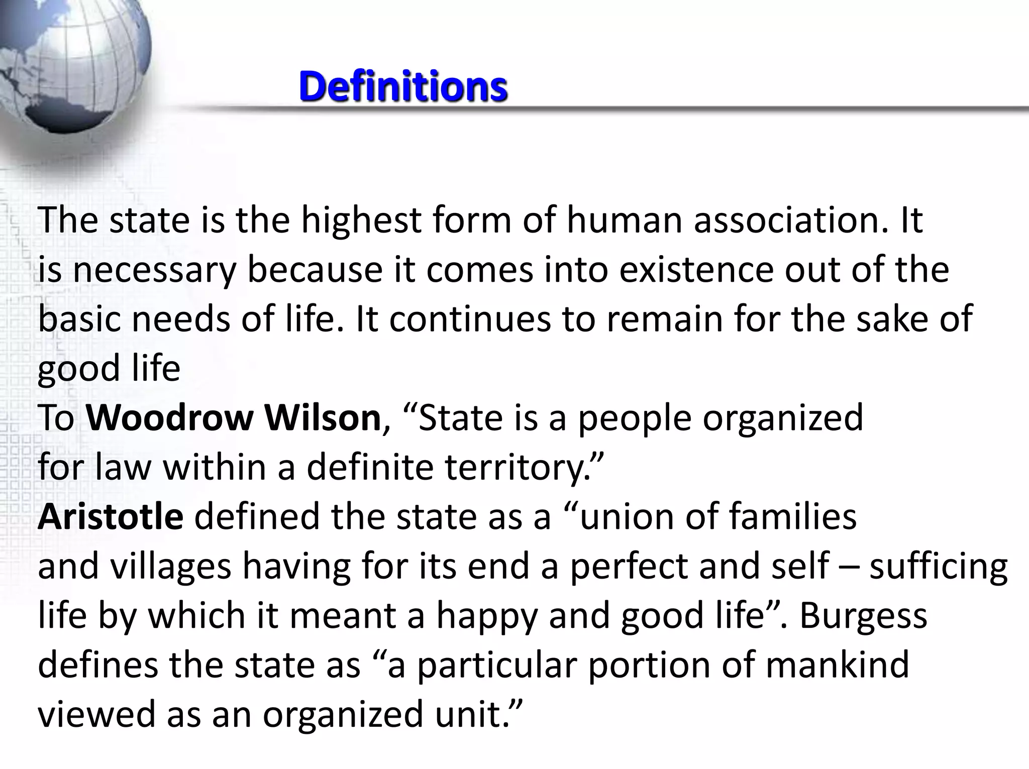 State and its elements | PPT