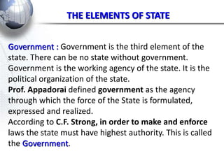 State and its elements | PPT