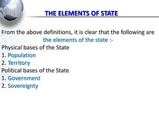 State and its elements | PPT
